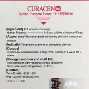 JBP Curacen Human Placenta- Beautyskinlab product
